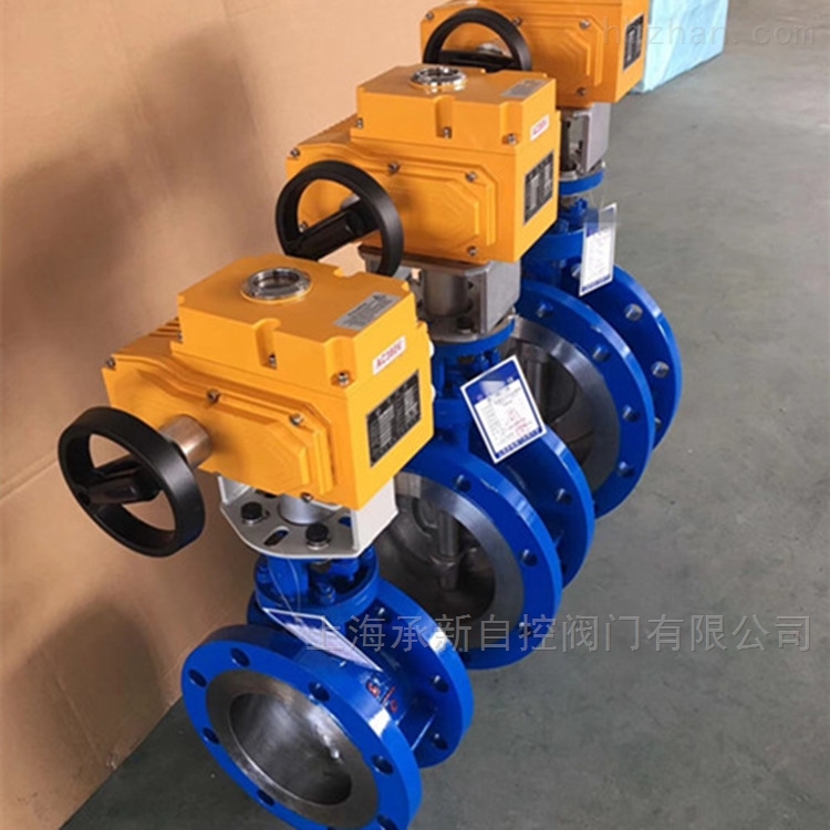 D943H-10C/16C 法兰式电动硬密封蝶阀 三偏心蝶阀-上海承新自控阀门有限公司